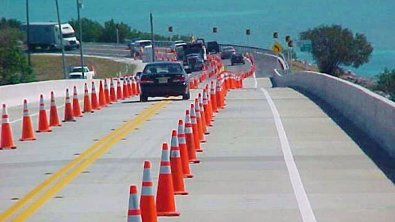 Temporary Lane Shift | Underbridge and Aerial Access Equipment Rentals ...