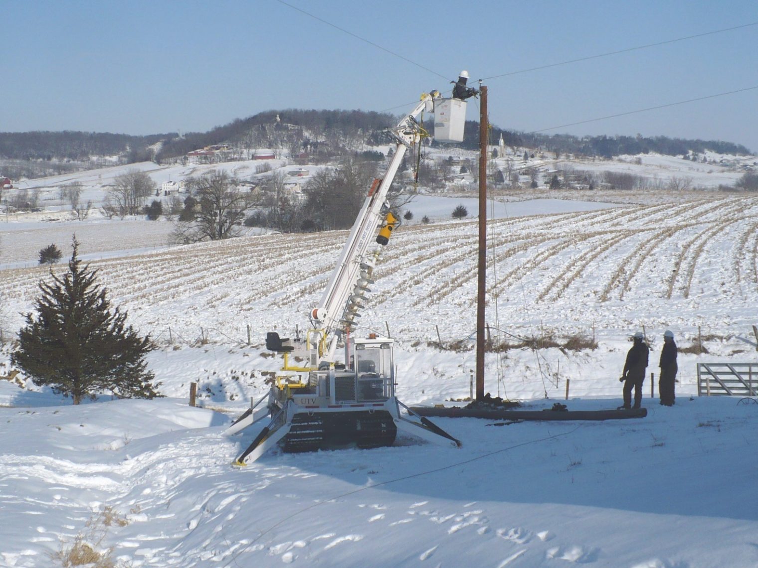 45' Track Mounted Digger Derrick Rentals. | Underbridge and Aerial ...