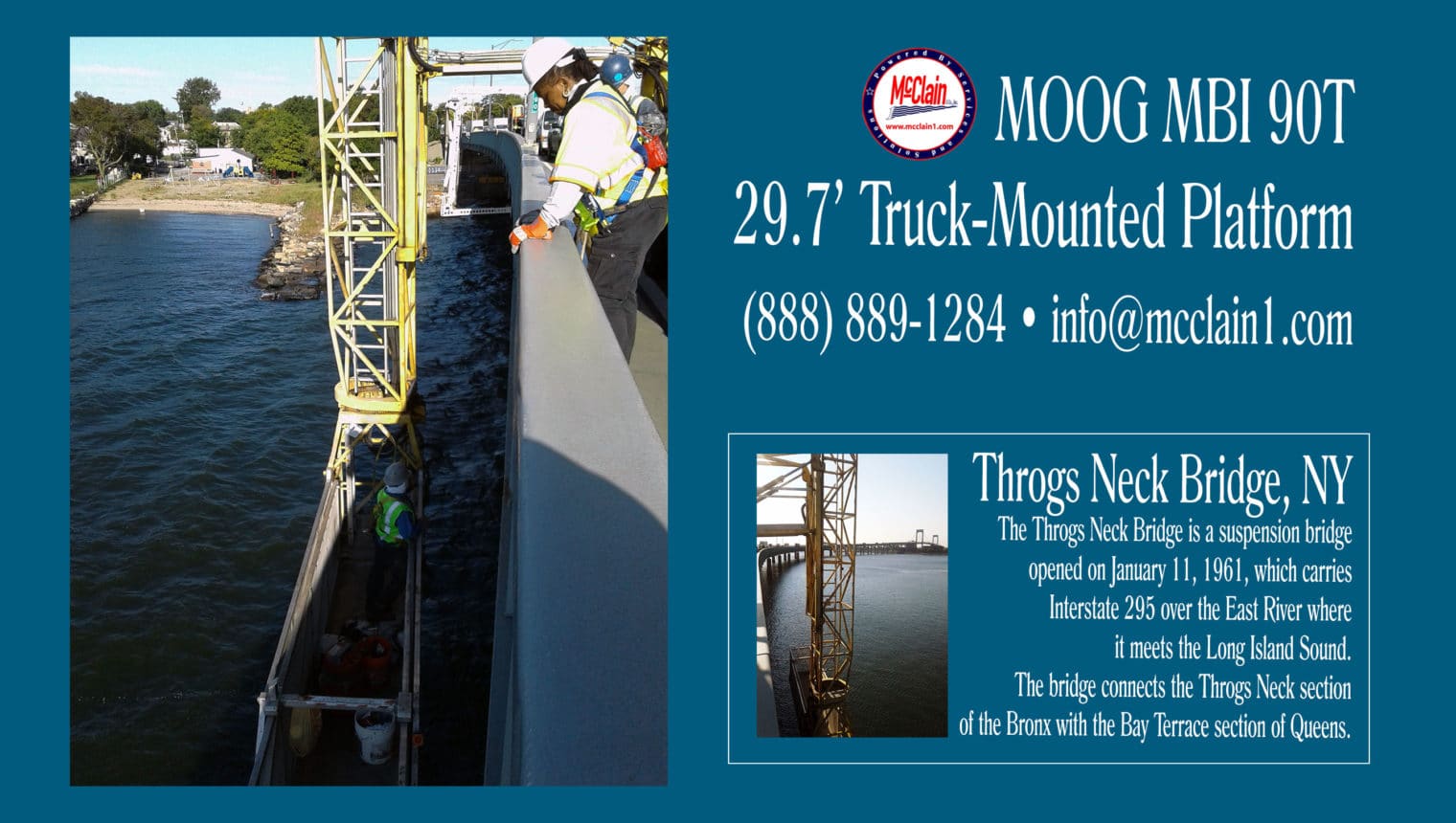 MOOG MBI 90T Truck-Mounted Platform Unit | Underbridge and Aerial ...